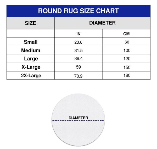 Greyhounds Round Carpet Floor Rug Living Room Bedroom Decor Round Area ...