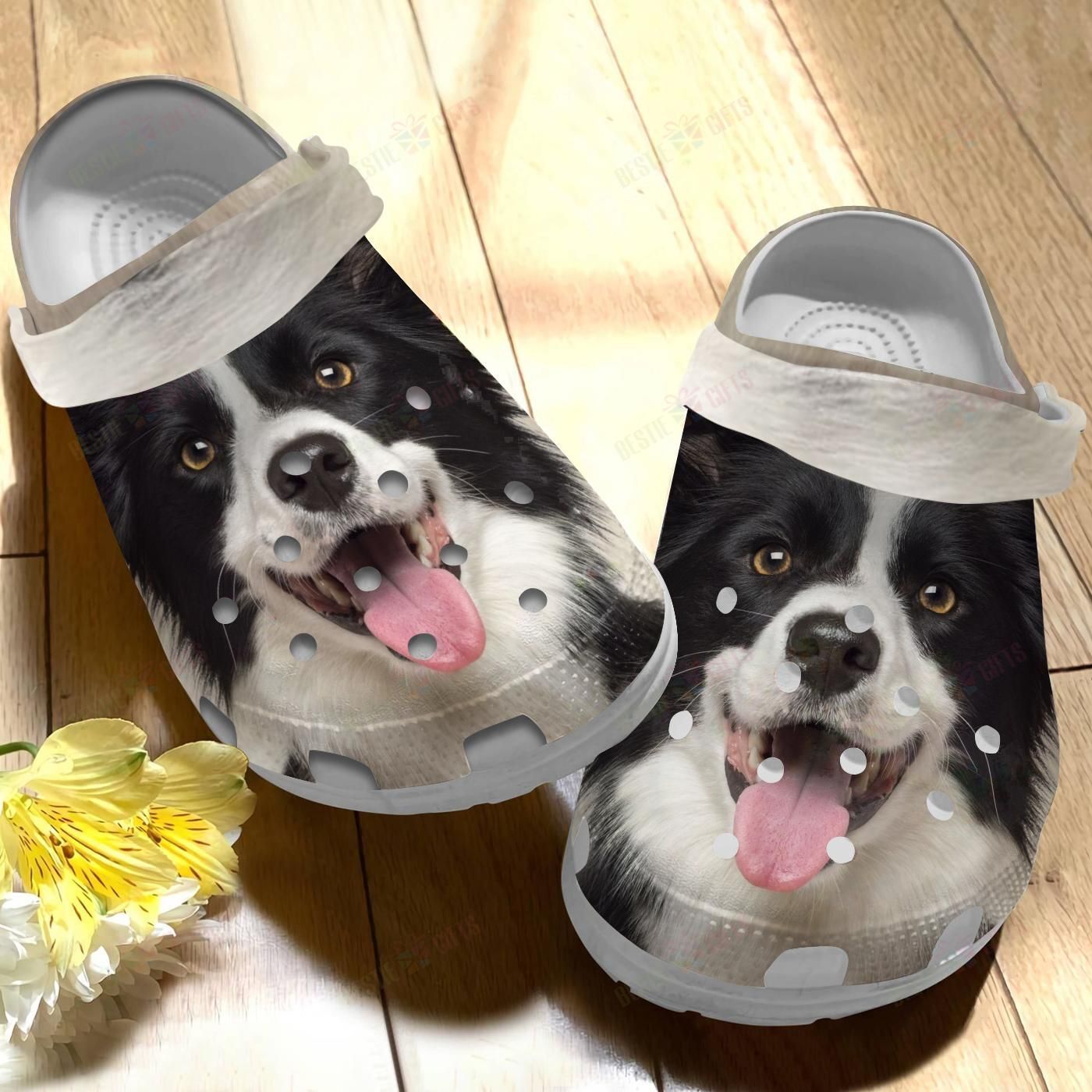 Border Collie Cute Sku 314 Crocs Clog Clog Shoes - Hot Sale 2024