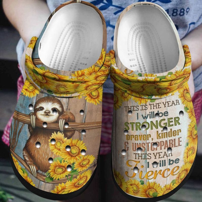 Sloth Personalized Clog Custom Crocs Comfortablefashion Style ...